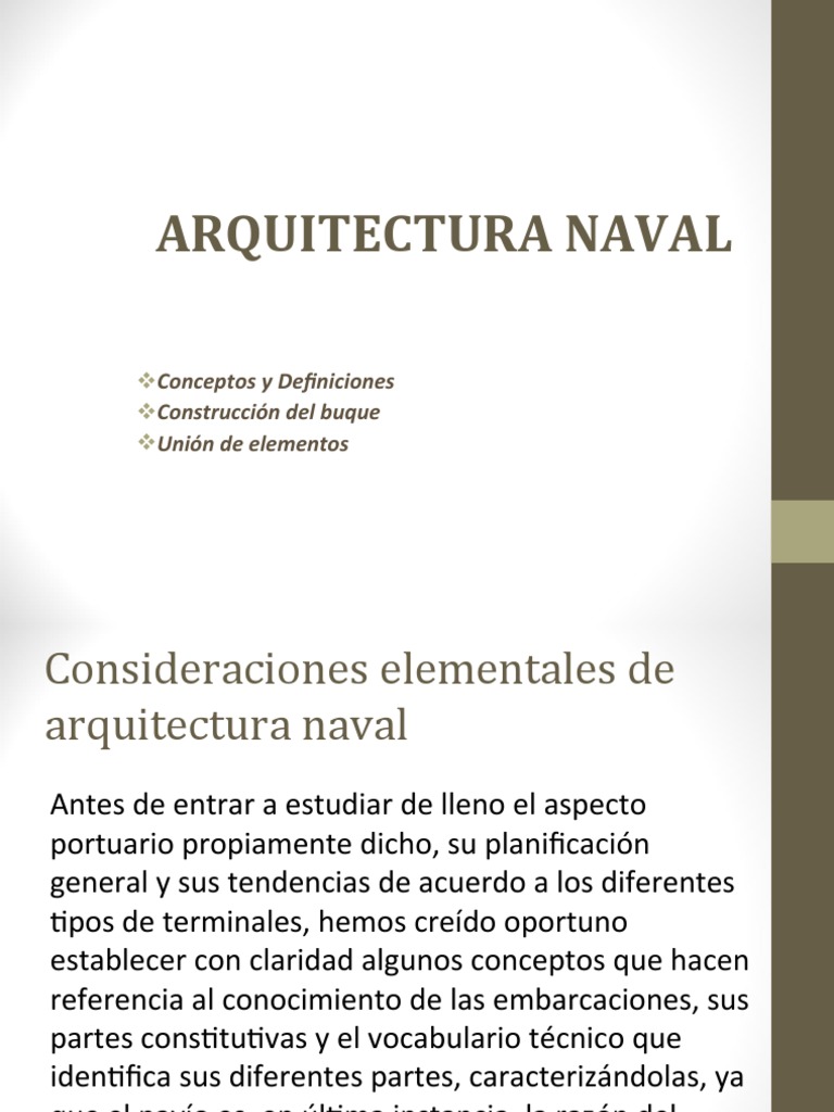 3 - Arquitectura Naval | PDF | Barcos | Arquitectura naval
