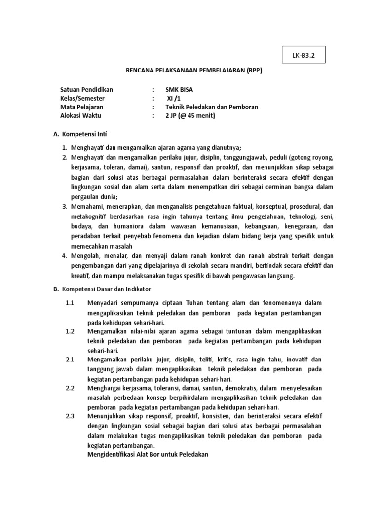 LK RPP | PDF | Seni
