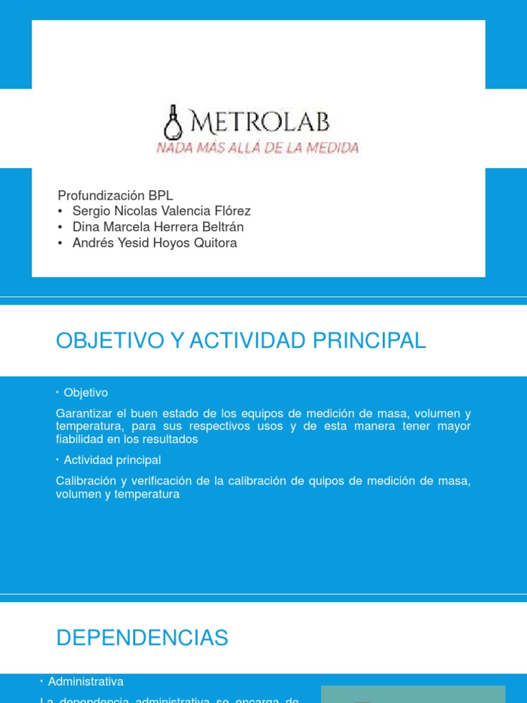 Metrolab | PDF | Calibración | Metrología