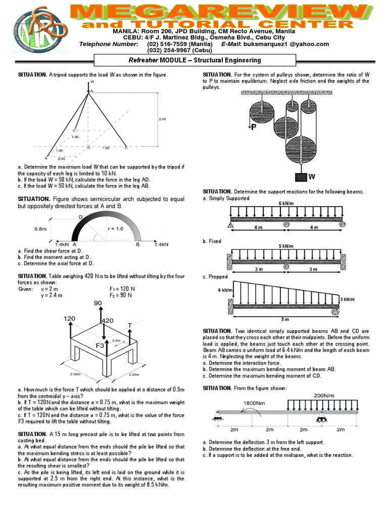 Refresher Module 45 Nov 2021 | PDF | Bending | Applied And Interdisciplinary Physics