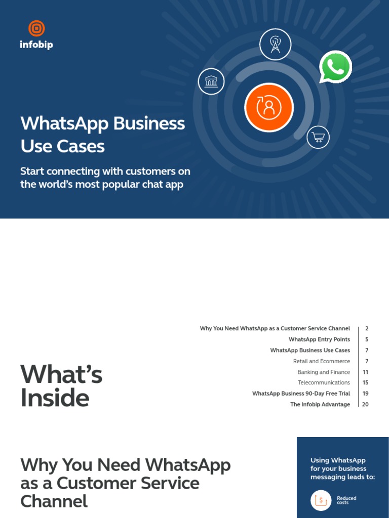 WhatsApp Business Use Cases | PDF | Customer Experience | Banks