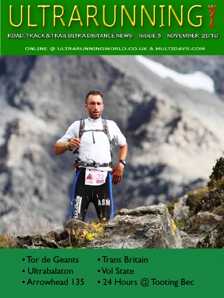 Ultrarunning World Magazine: November 2010 Issue Features Race Reports ...
