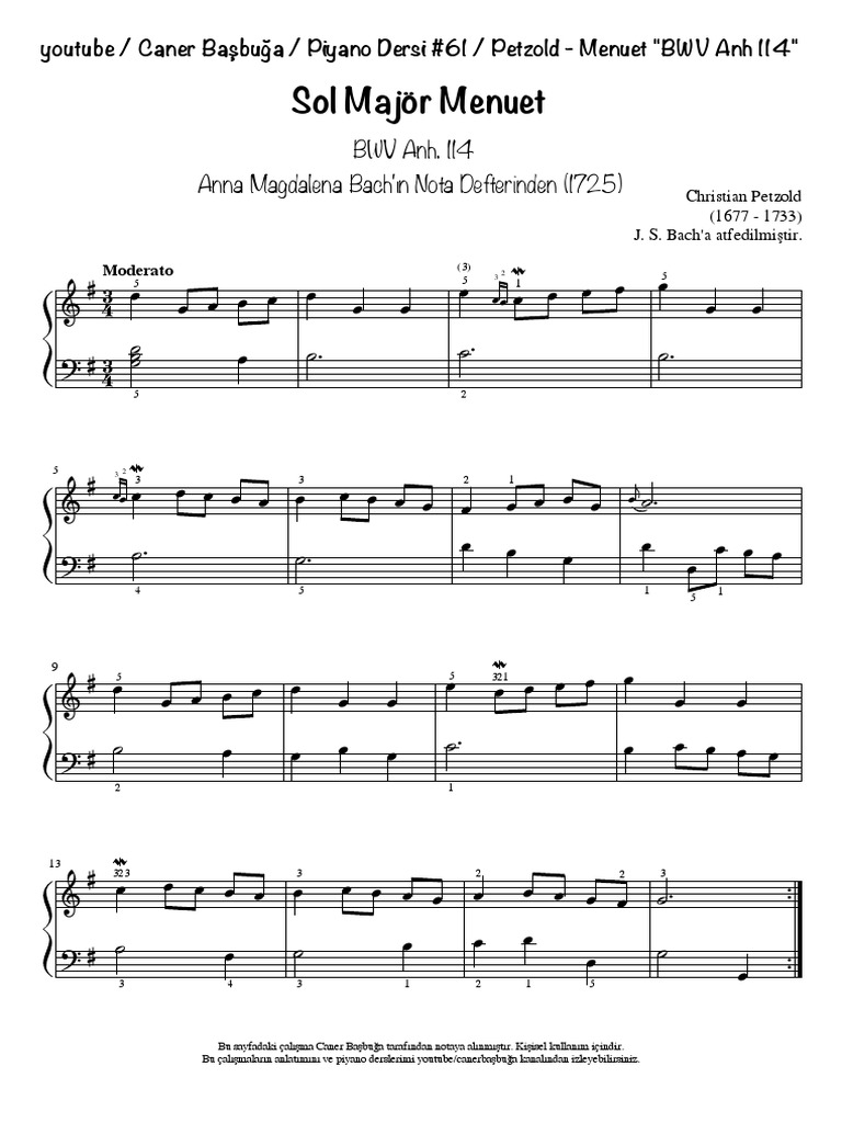 Piyano Dersi 61 Caner Basbuga | PDF