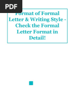 Letter Writing For CSEC | PDF | Information | Inquiry