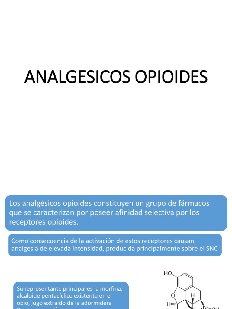 Analgesicos Opioides | PDF | Opioide | Naloxona