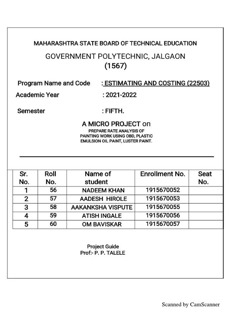 Eac Micro Project Report | PDF