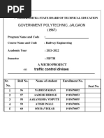 MSBTE Diploma Project Report Templet | PDF | Design | Cognition