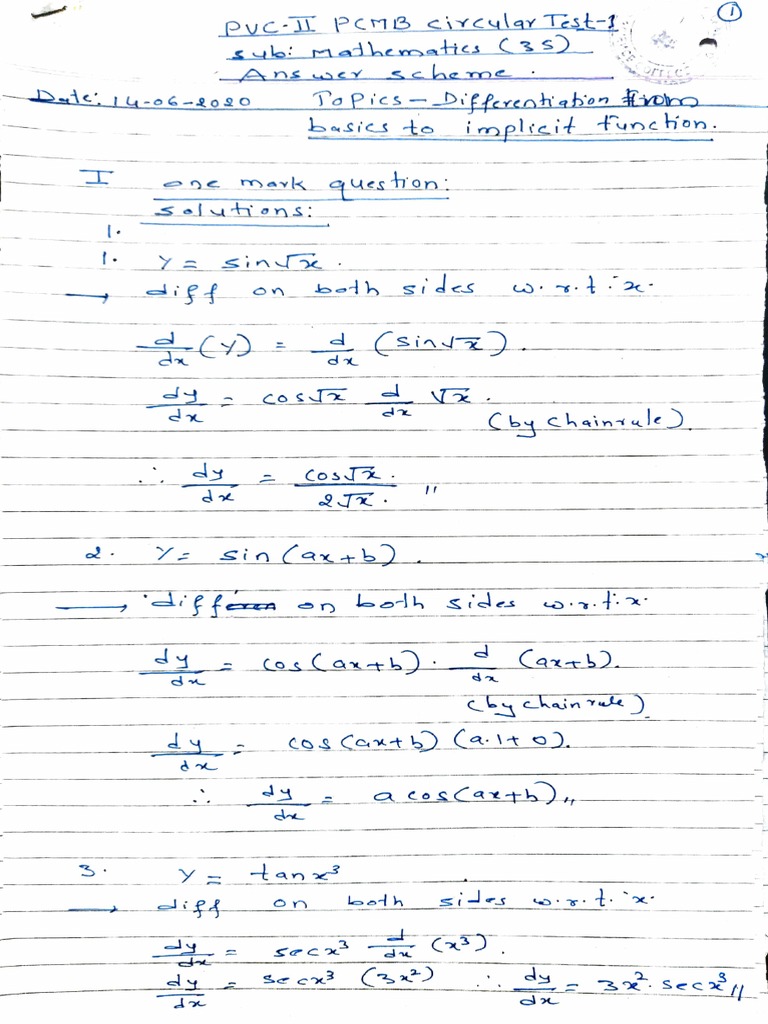 Circular Test 1 | PDF