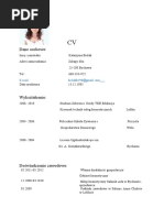 Anna Kubina: Doświadczenie | PDF