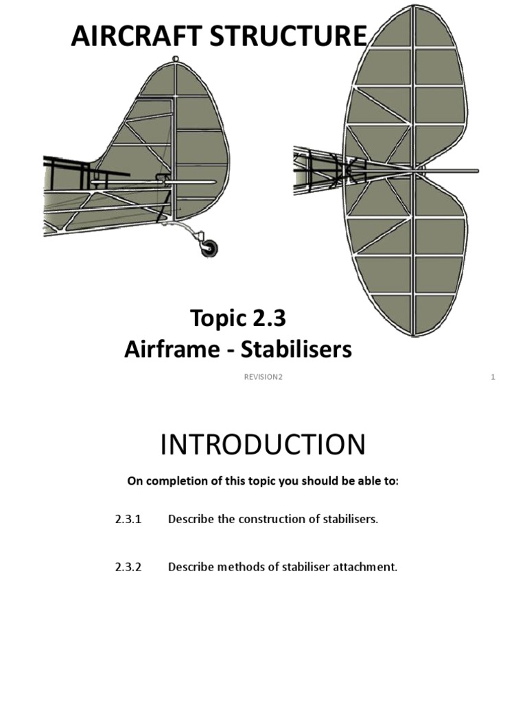 Aircraft Structure - Topic 2.3 | PDF | Aircraft | Vehicle Parts