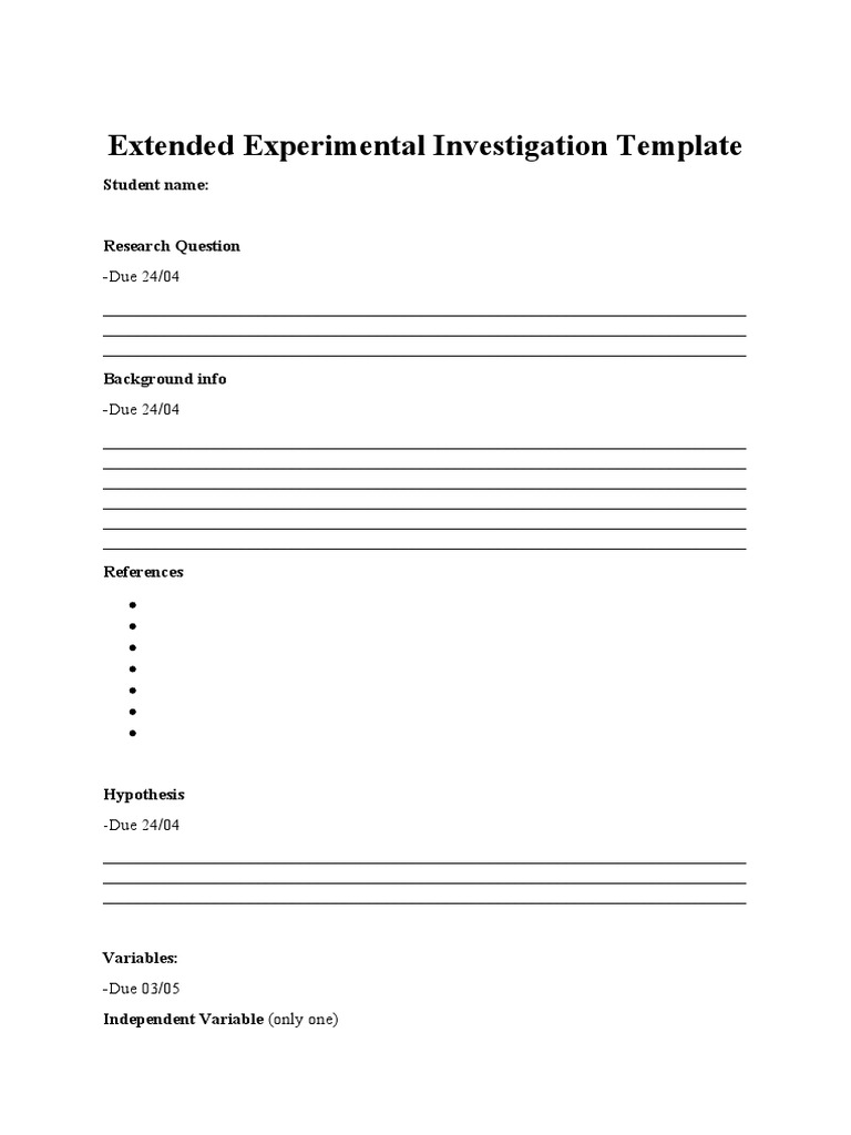 Template For Eei | PDF | Scientific Method