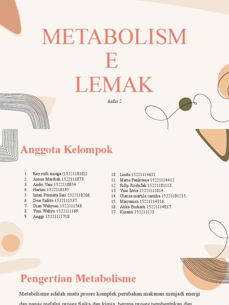 Metabolisme Lemak | PDF