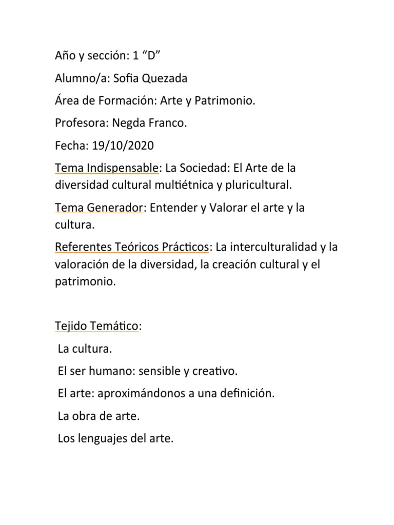 La Sociedad El Arte de La Diversidad Cultural Multiétnica y ...