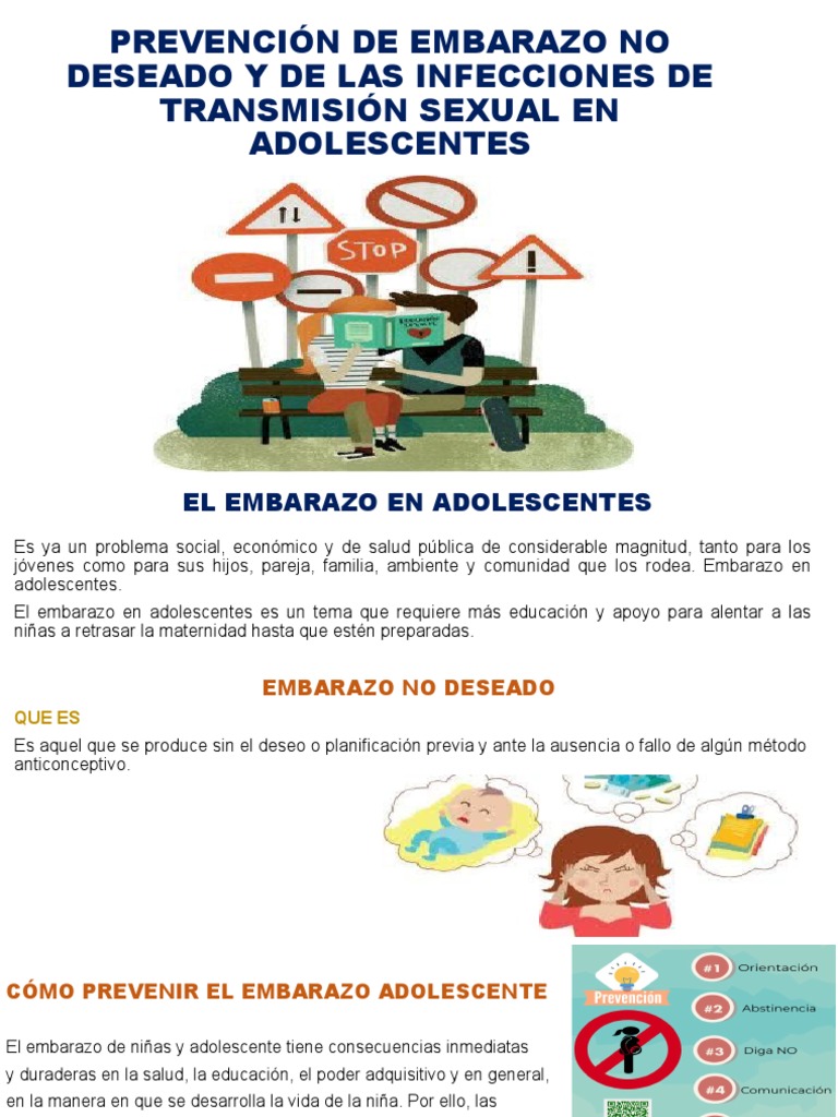 Prevención de Embarazo No Deseado y de Las | PDF | Infección transmitida sexualmente | Embarazo ...