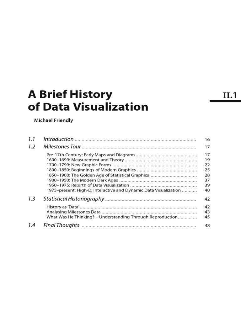 A Brief History of Data Visualization | PDF | Contour Line | Cartography