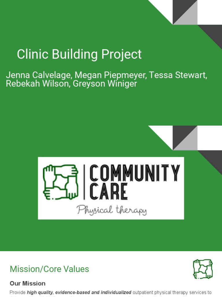 Clinic Project - Group 4 | PDF | Physical Therapy | Human Resources