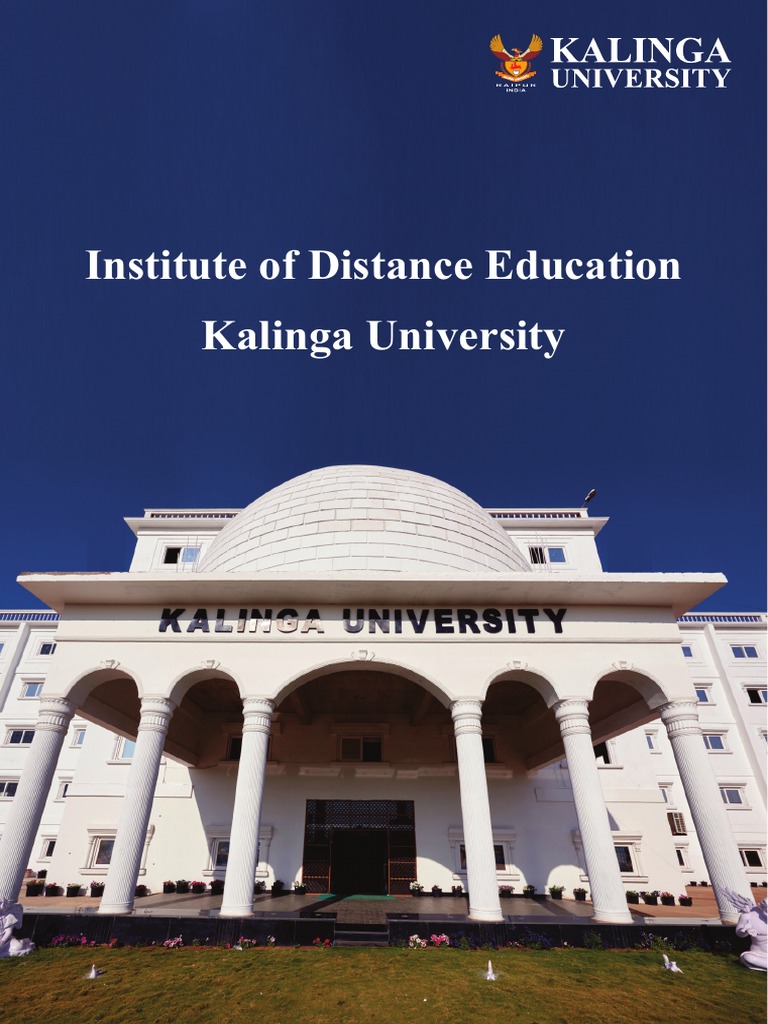 Kalinga University Distance Education Overview | PDF | Distance ...