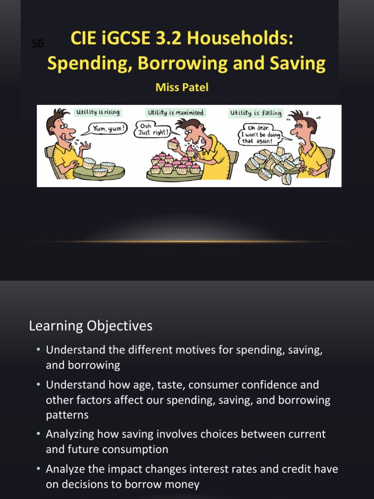 Household Spending and Saving Patterns | PDF | Consumption (Economics ...