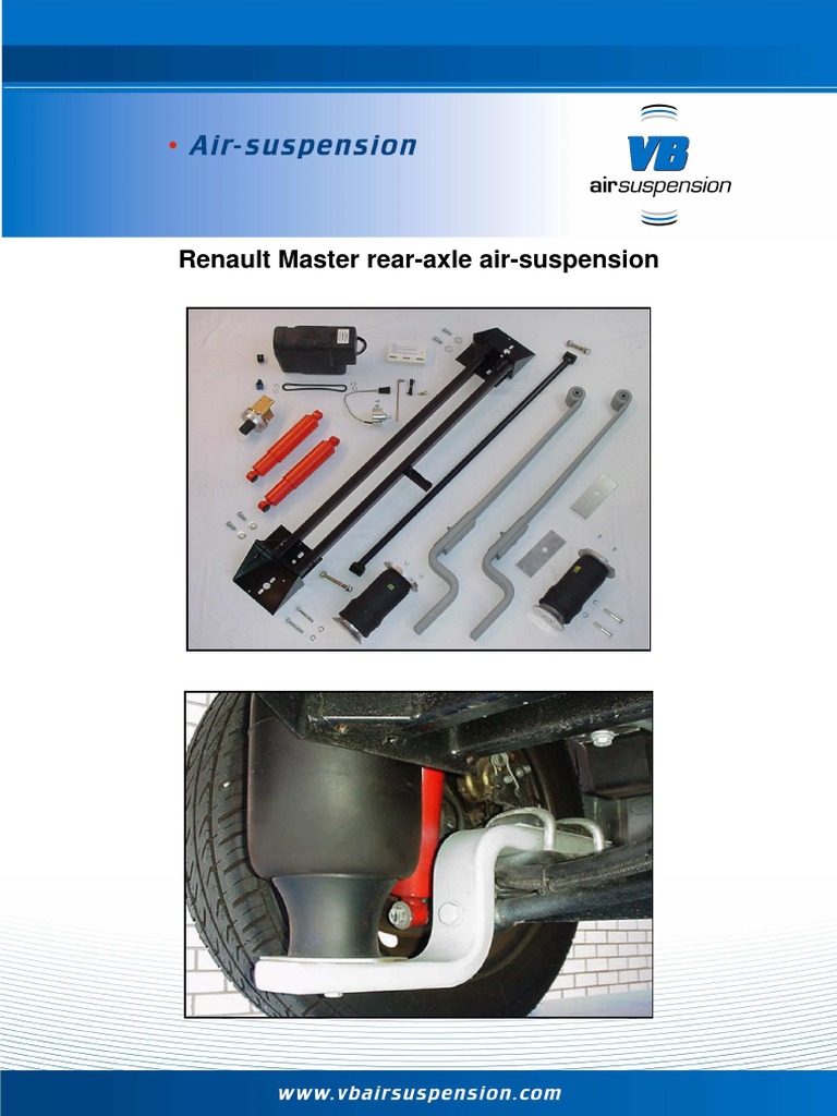 Renault Master Rear-Axle Air-Suspension | PDF | Truck | Vehicle Technology