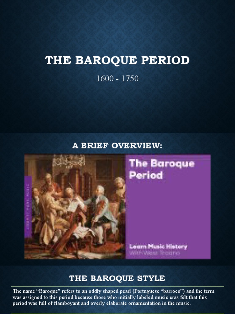 Baroque Period Part 1 | PDF | Baroque Music | Concerto