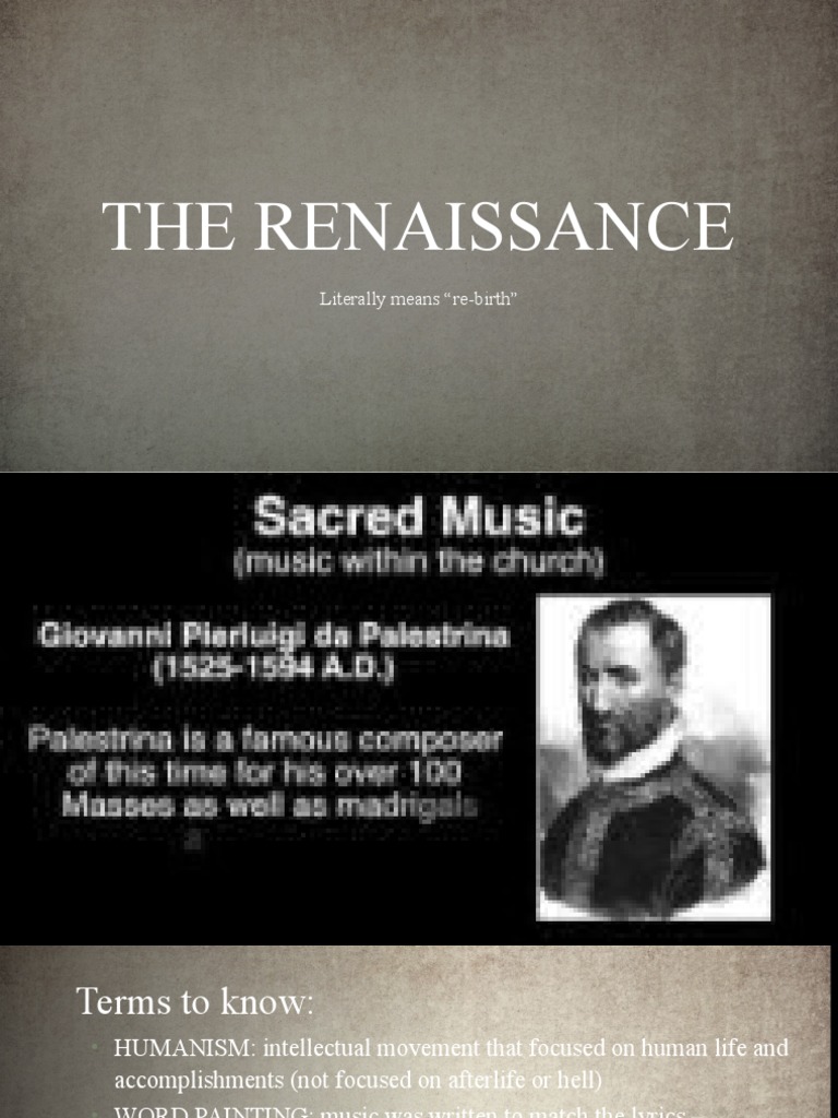 Key Composers of Renaissance Music | PDF | Composers | Musicology