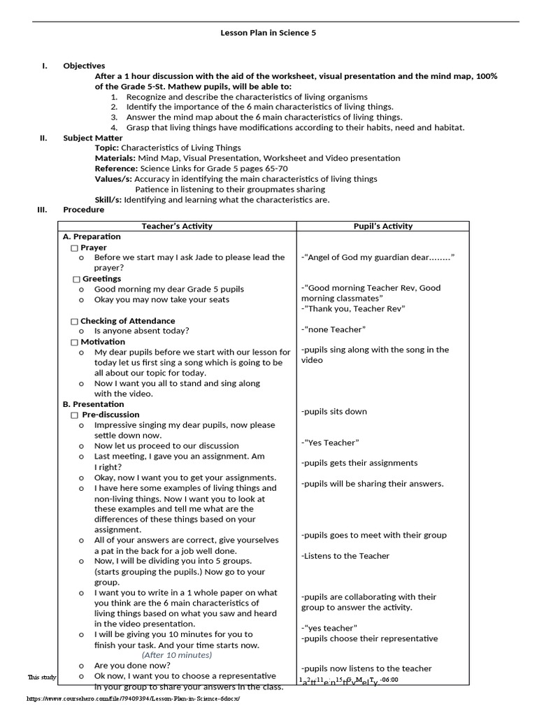Science Grade 5 | PDF | Plants | Reproduction