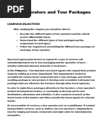 Tour Packaging | PDF | Travel Agency | Tourism