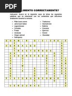 Sopa de Letras de Evolución | PDF | Evolución | Biología