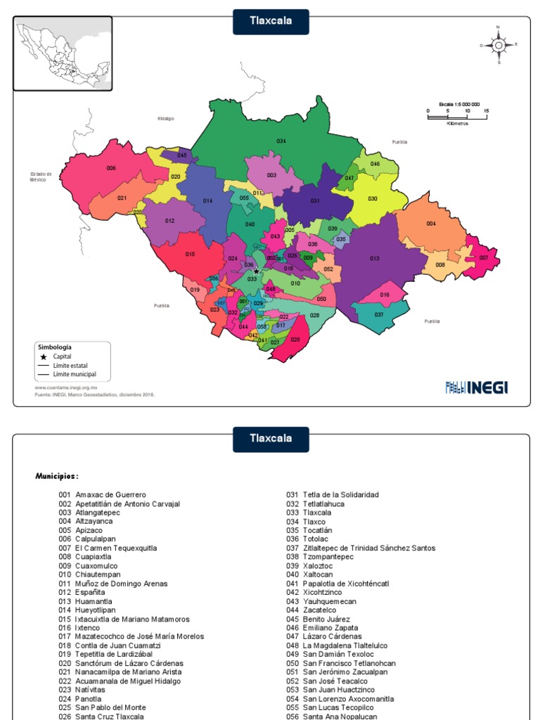 Mapa de Tlaxcala | PDF