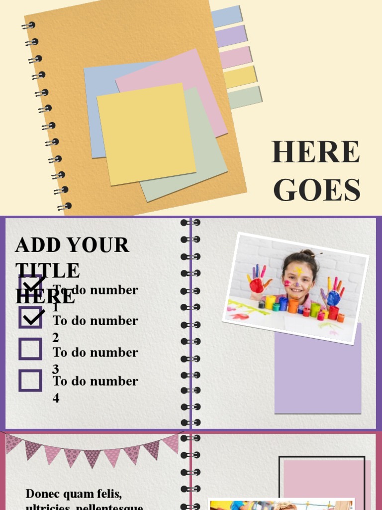 0071 Scrapbook Template SlidesMania | PDF