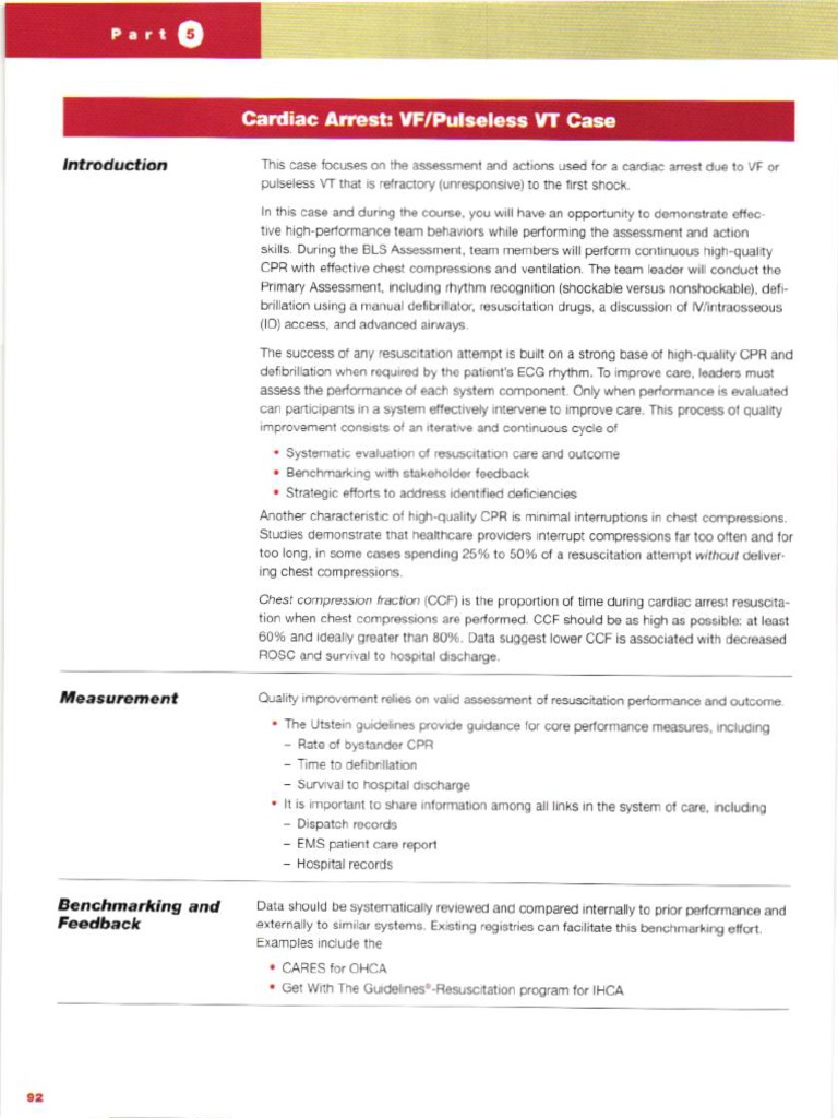 VF Pulseless VT Case | PDF | Cardiopulmonary Resuscitation | Cardiac Arrest
