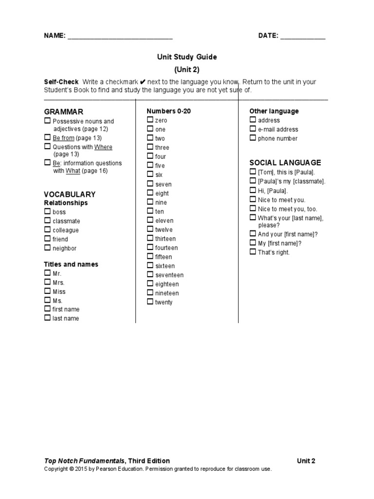 Unit Study Guide (Unit 2) | PDF | Cognition | Cognitive Science