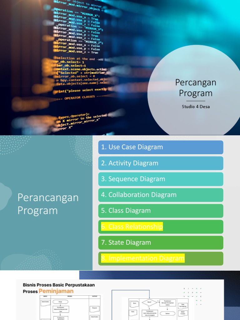 01 Perancangan Program E Planning | PDF
