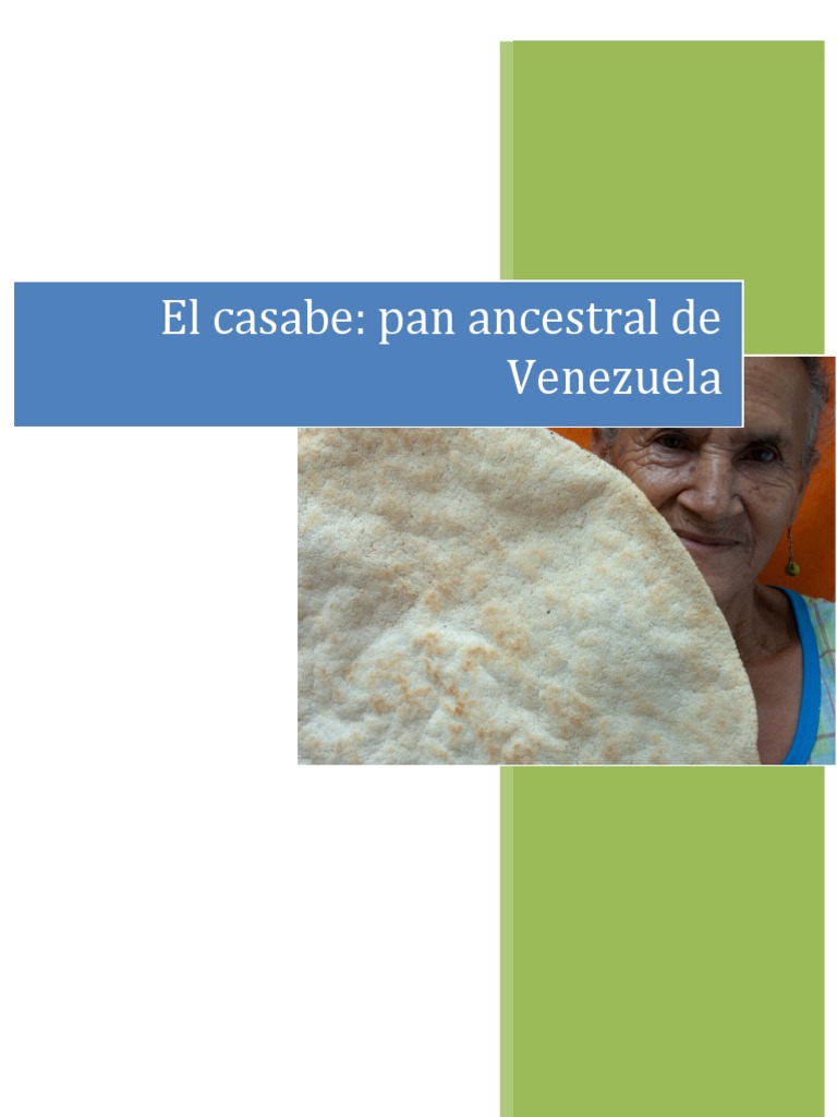 El Casabe Pan Ancestral Corregido 2018 | PDF | Panes | Venezuela