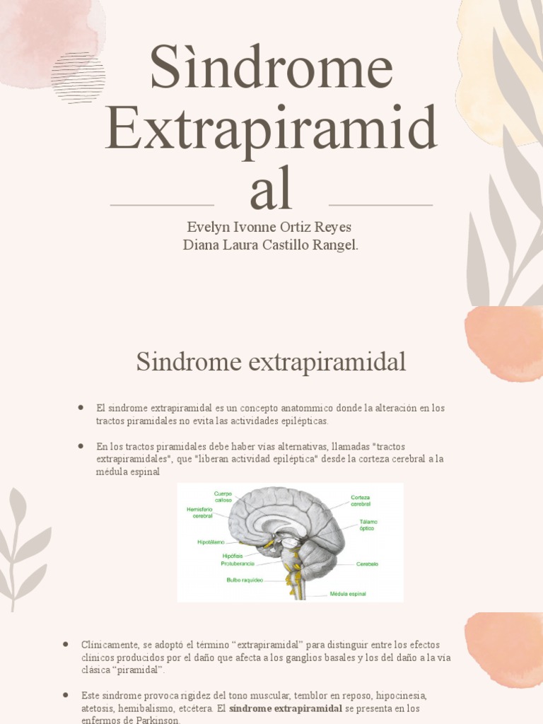 Sindrome Extrapiramidal 2 | PDF | Distonia | Enfermedad de Parkinson