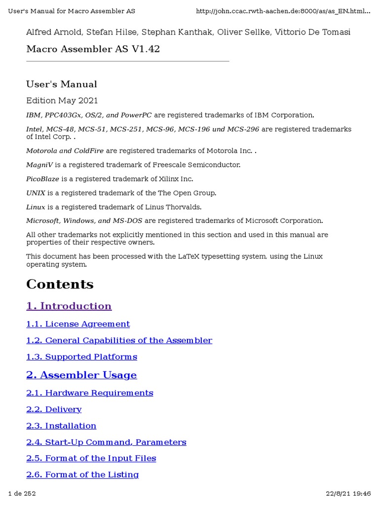 Linux As Assmebler Compiler | PDF | Operating System | Command Line Interface