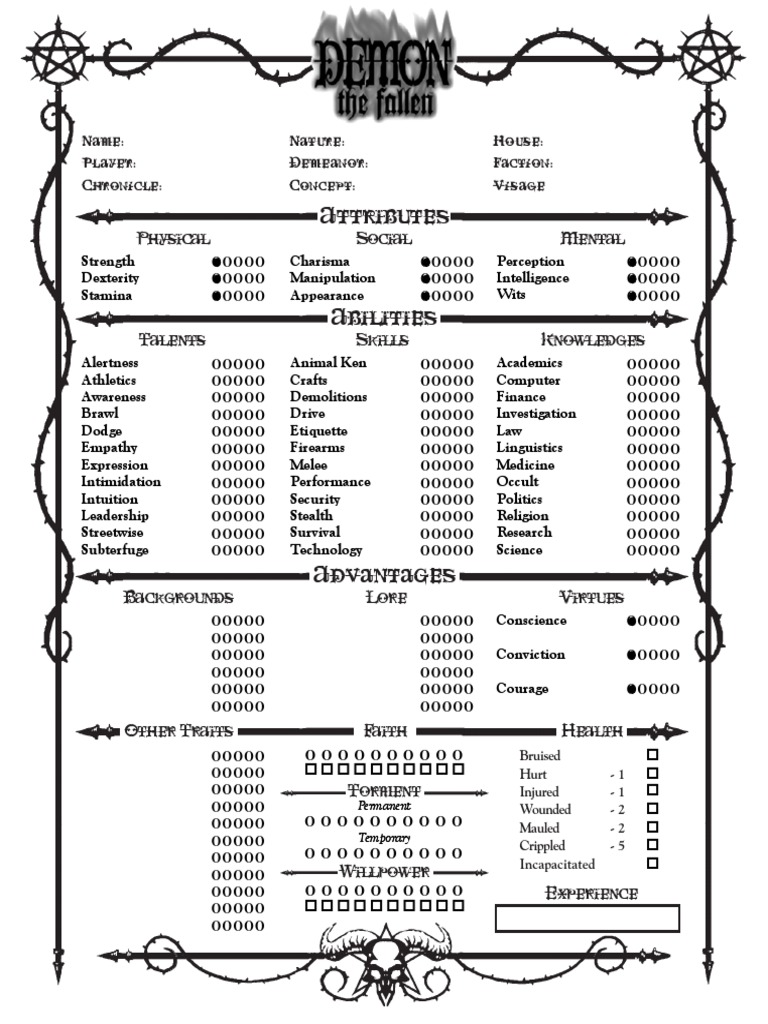 Demon - The Fallen - CS4pg | PDF