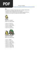 Pokémon Neo X & Y Changes Overview | PDF | Pokémon