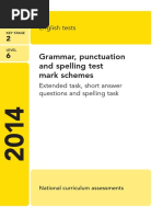 Ks2 2019 SPaG Papers 12 Mark Scheme | PDF | English Language | Letter Case