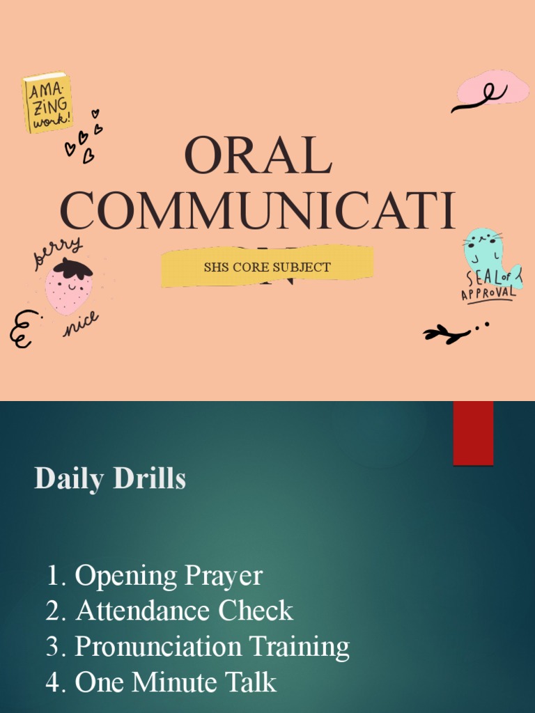 Oral Communication - Communication (Week 1) | PDF | Communication | Human Communication