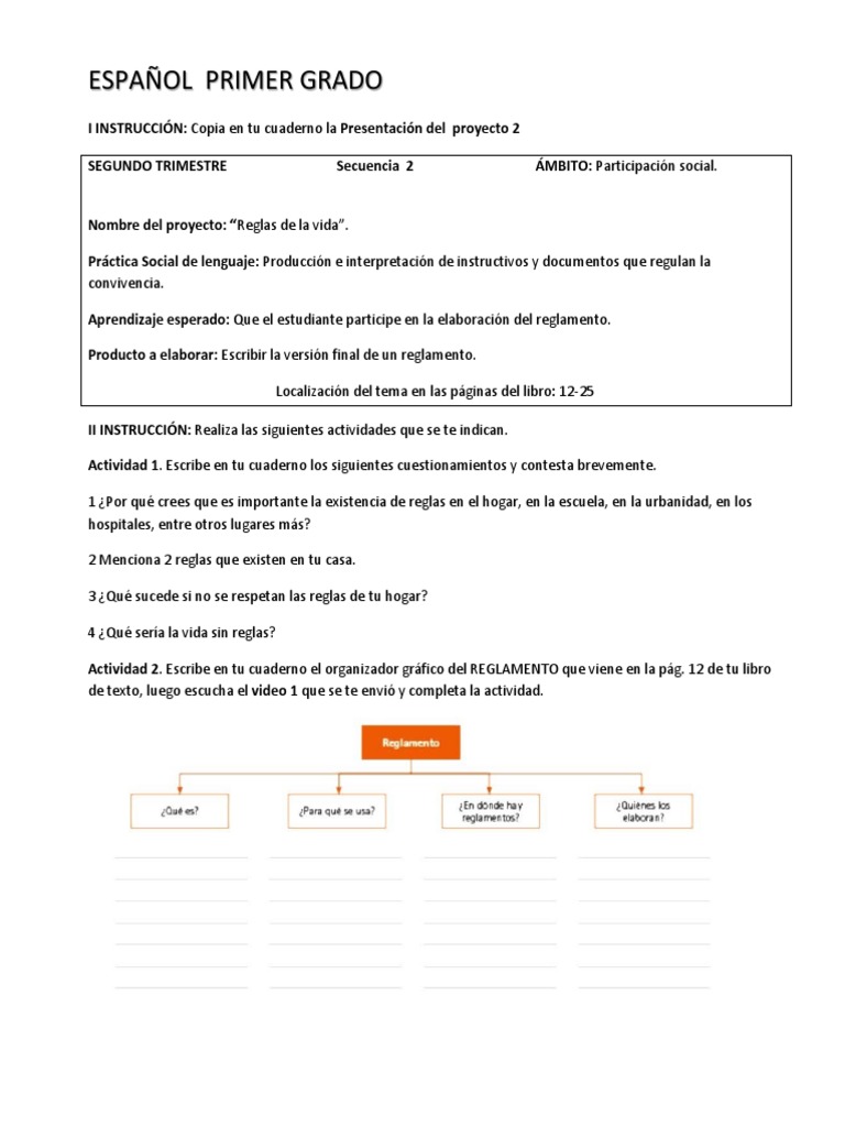 Cuadernillo Español Primer Grado | PDF