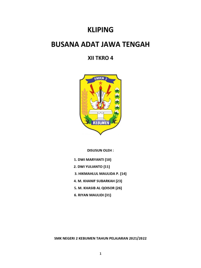 Kliping B Jawa | PDF