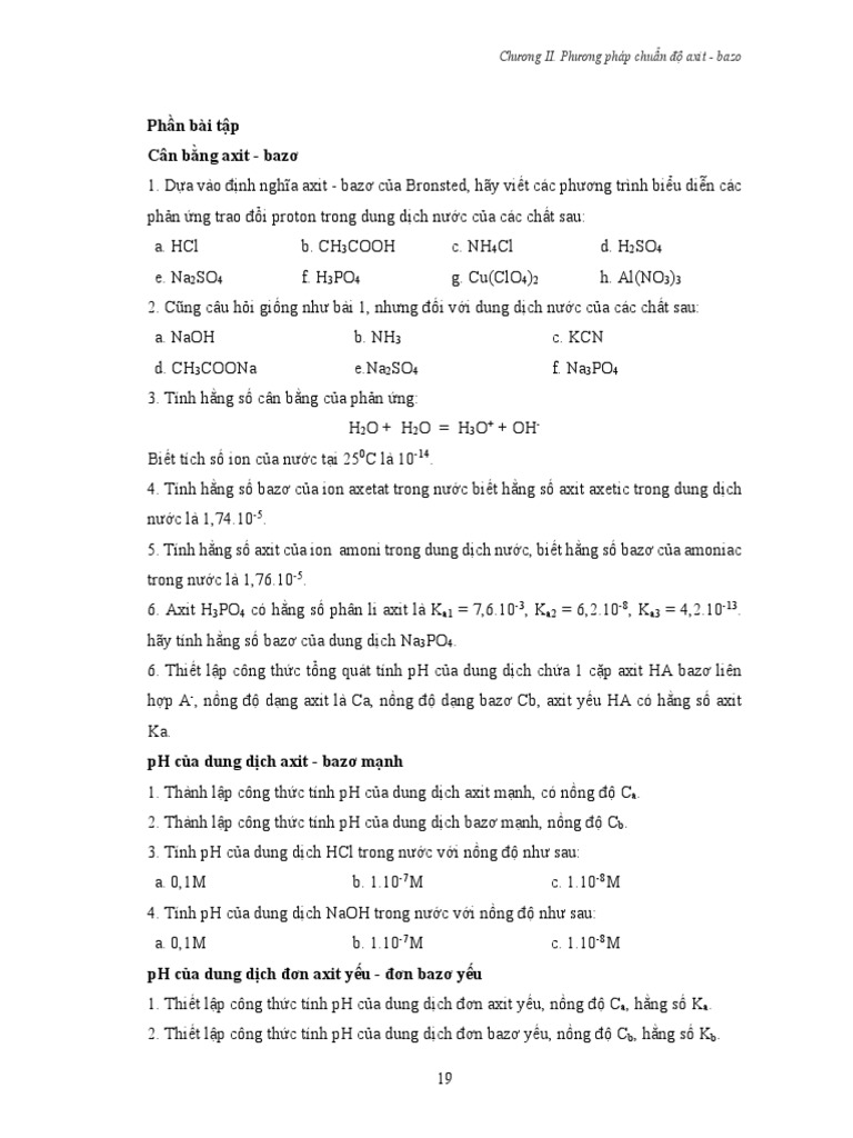 Bai Tap Chuong 2 | PDF