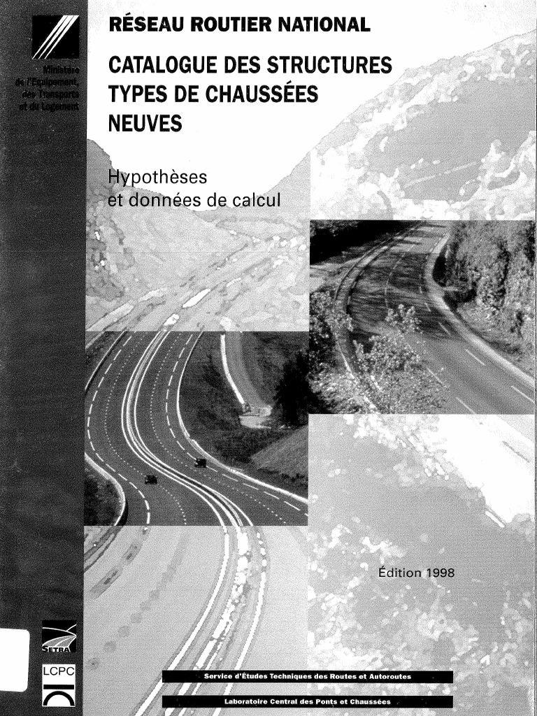 Catalogue Des Structures Types de Chaussées Neuves - Hypotheses Et Donnes de Calcul (pt.2) | PDF