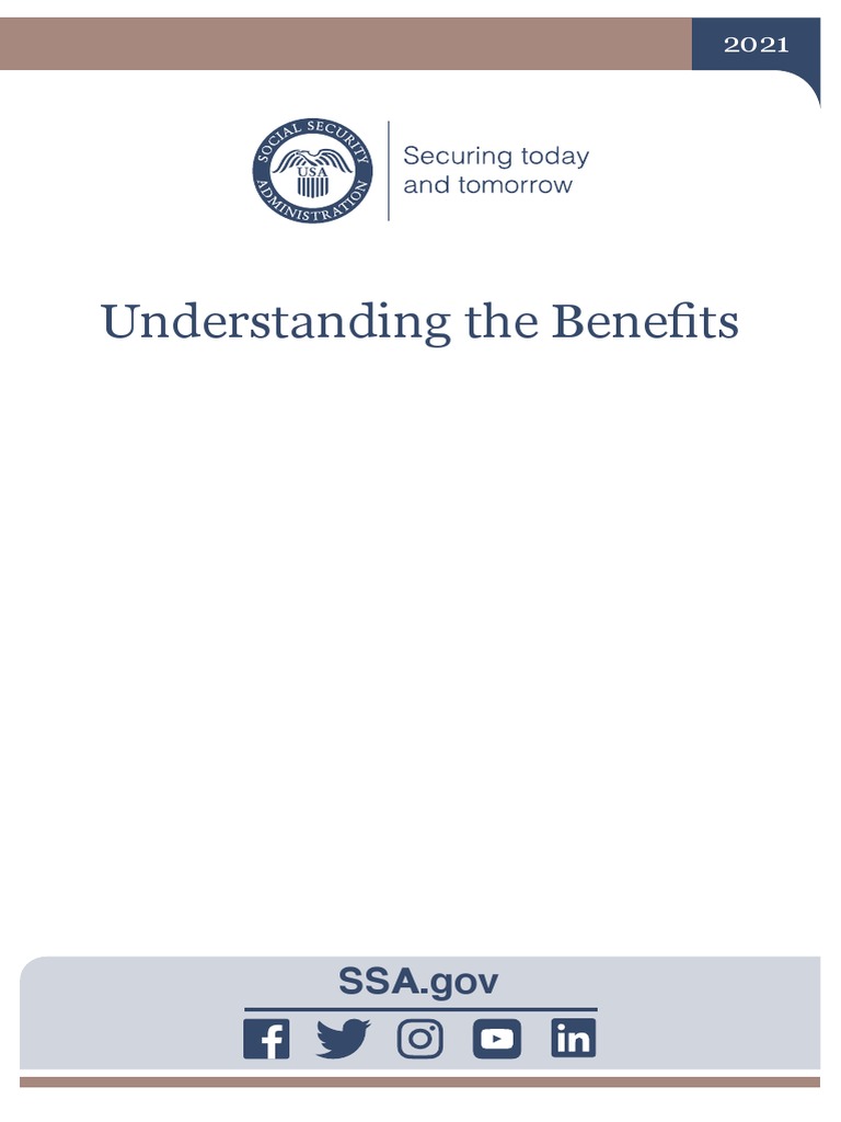 Understanding The Benefits: SSA - Gov | PDF | Medicare (United States ...