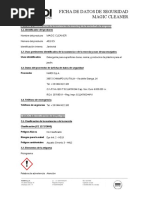 Acti-Klean AK1 MSDS Spa | PDF | Toxicidad | Ciencias fisicas