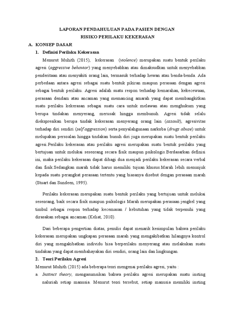 Laporan Pendahuluan Pada Pasien Dengan RPK 2 | PDF