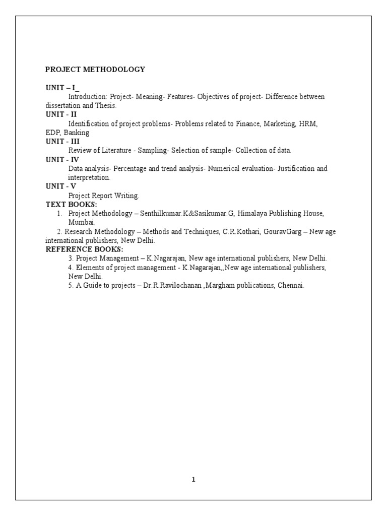 Project Methodology-2 | PDF | Sampling (Statistics) | Data Analysis