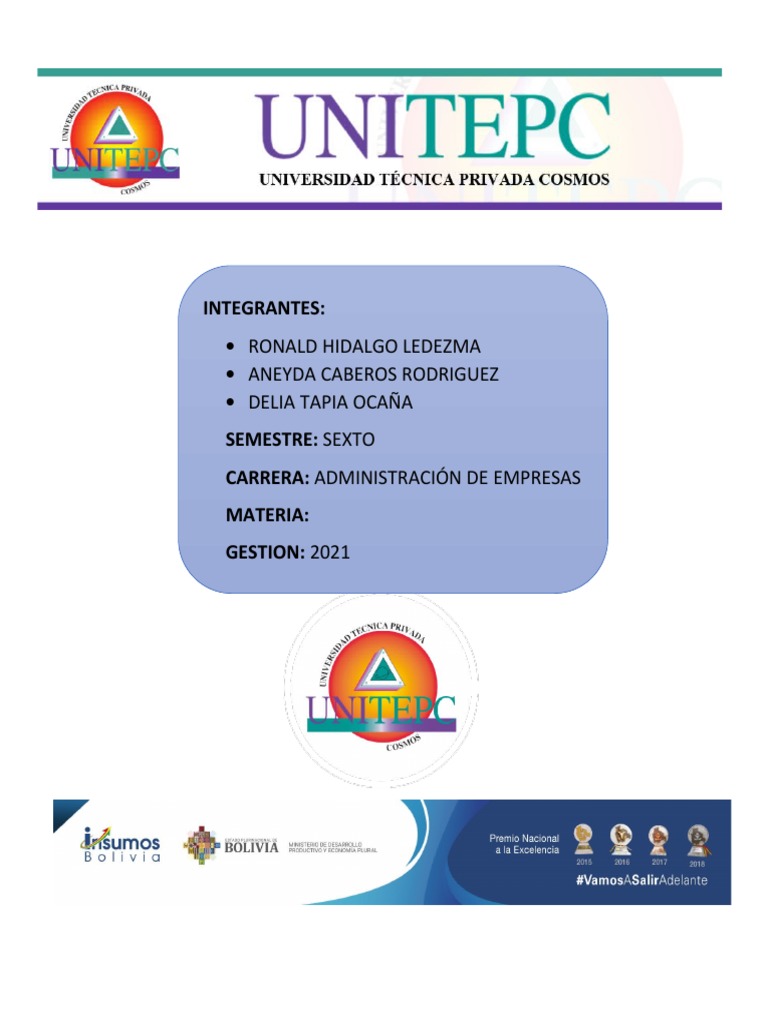 Insumos Bolivia | PDF