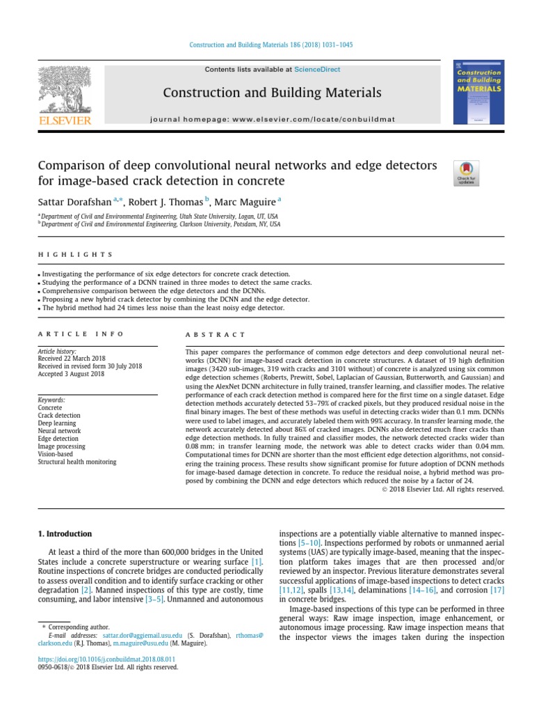 Comparison Of Deep Concolutional Neural Networks And Edge Detectors For